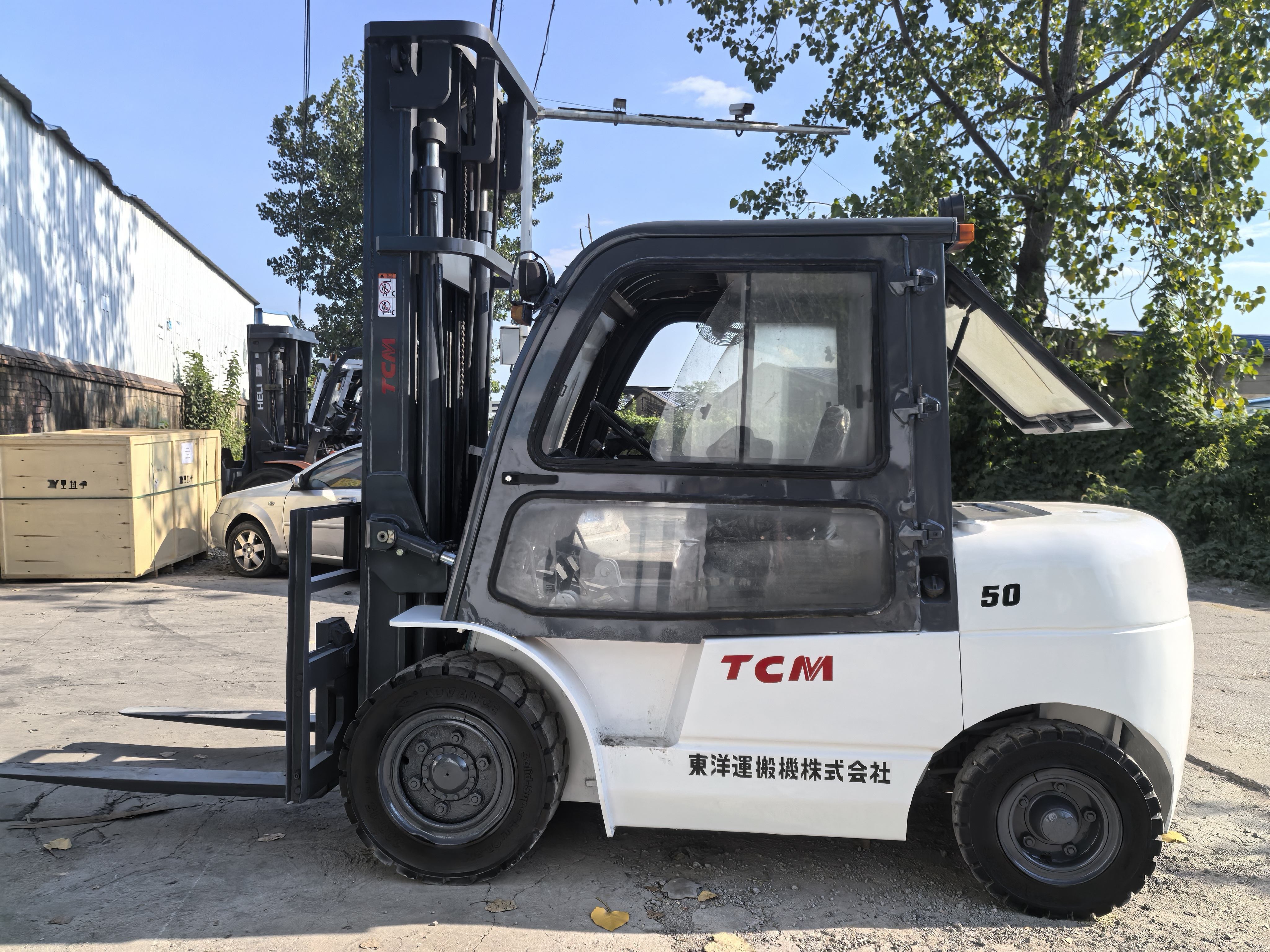 Used TCM 5-Ton Diesel Forklift with Cabin - Japan Original