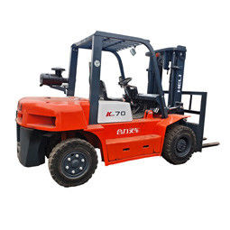 HELI 7 Ton Heavy Duty Diesel Forklift Used 3m Lifting Height With 2 Stages Masts